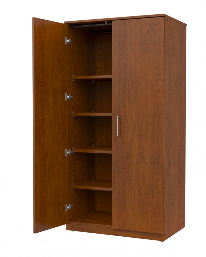 Marco Group Tall Storage Cabinet with Non-Locking Doors and 4 ...